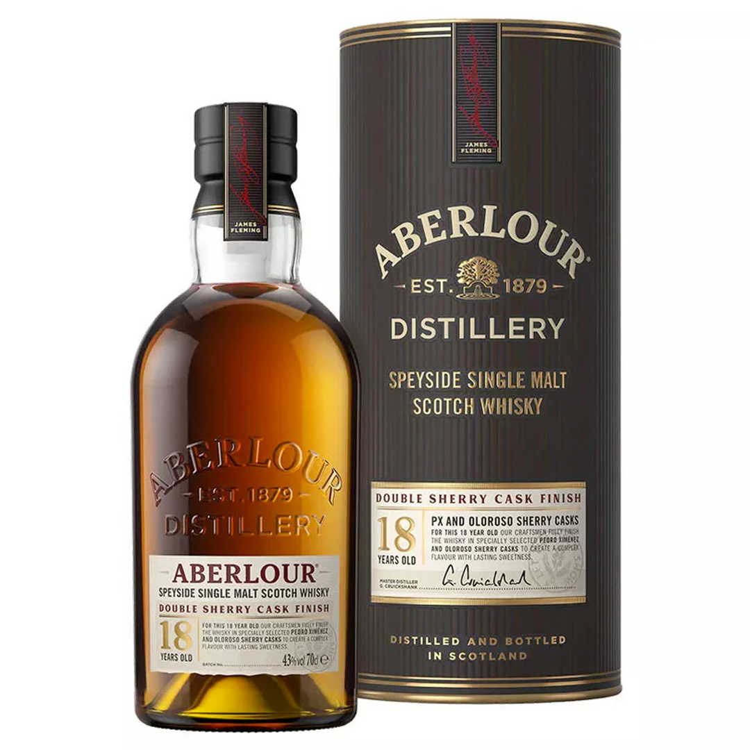 Aberlour 18yo PX and Olorosso Double Sherry cask – OMY Cellar